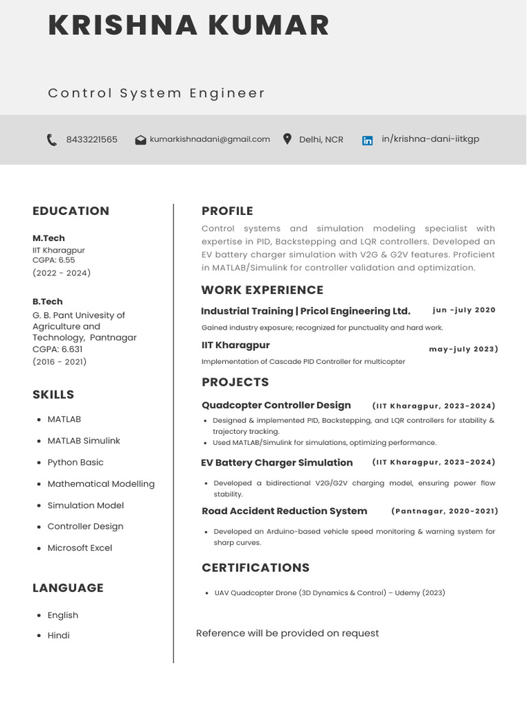 Krishna Resume | PDF