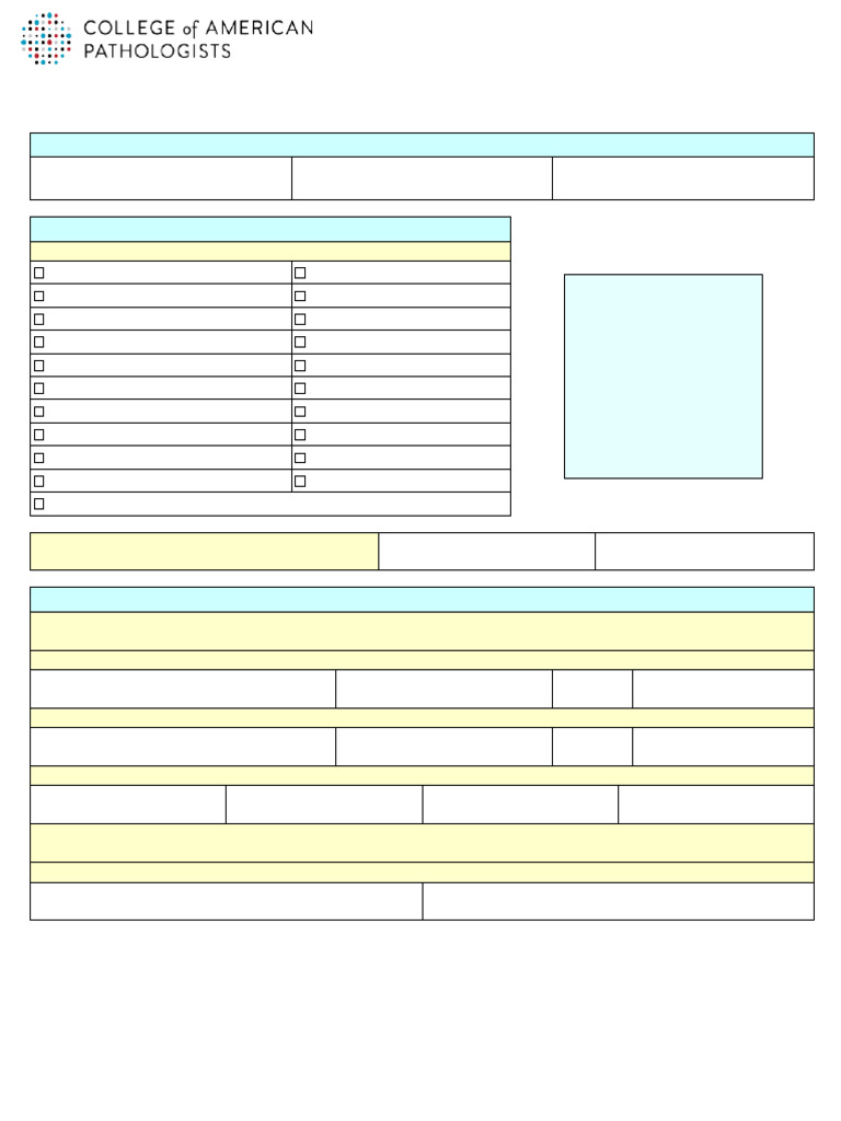 Standardized Pathology Fellowship Application | PDF | Pathology ...