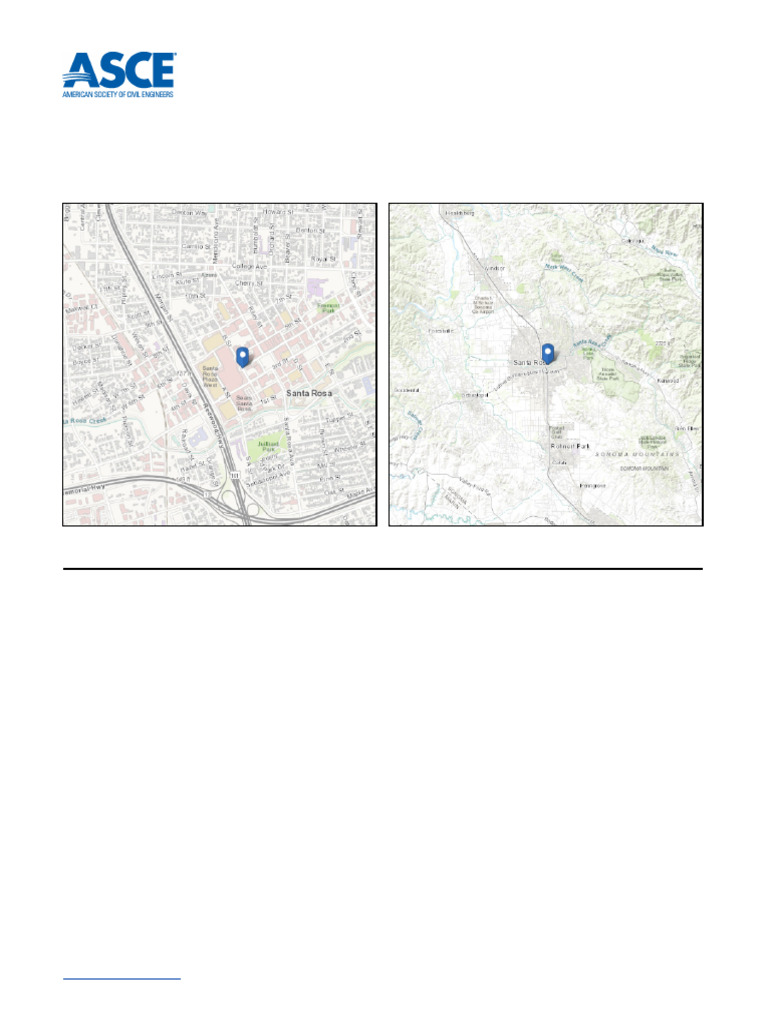 ASCE Hazards Report for Santa Rosa, CA | PDF