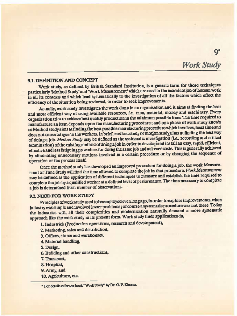 Op Khanna Work Study | PDF