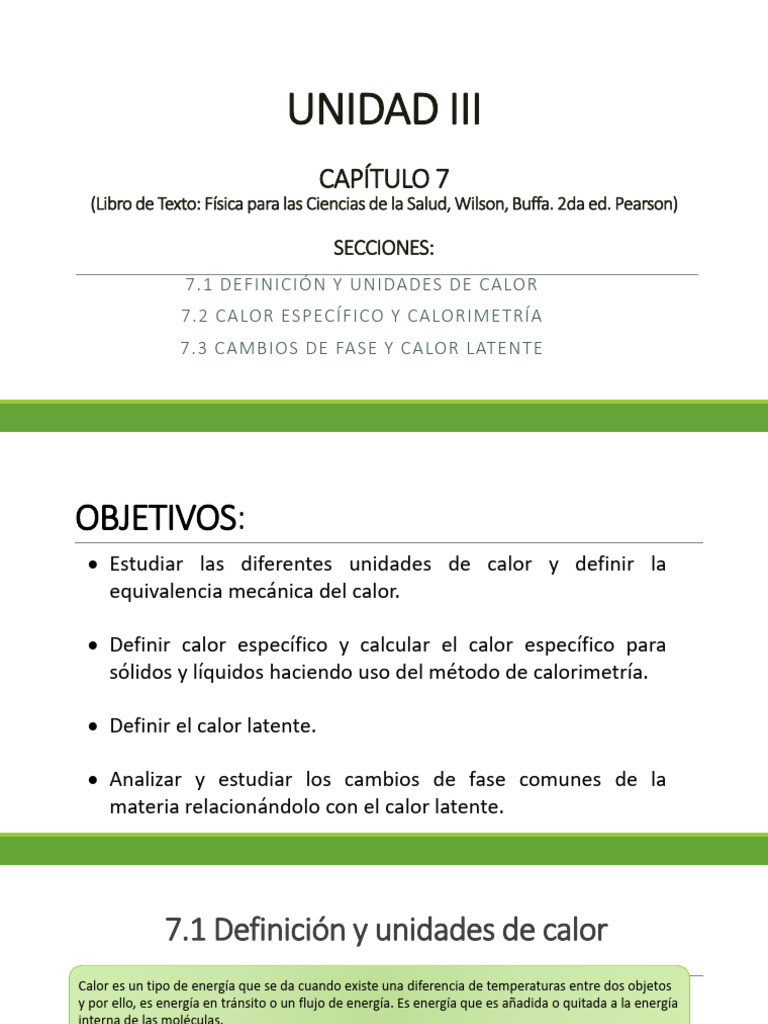 Calor Cambios Fase | PDF | Calor | Calor latente