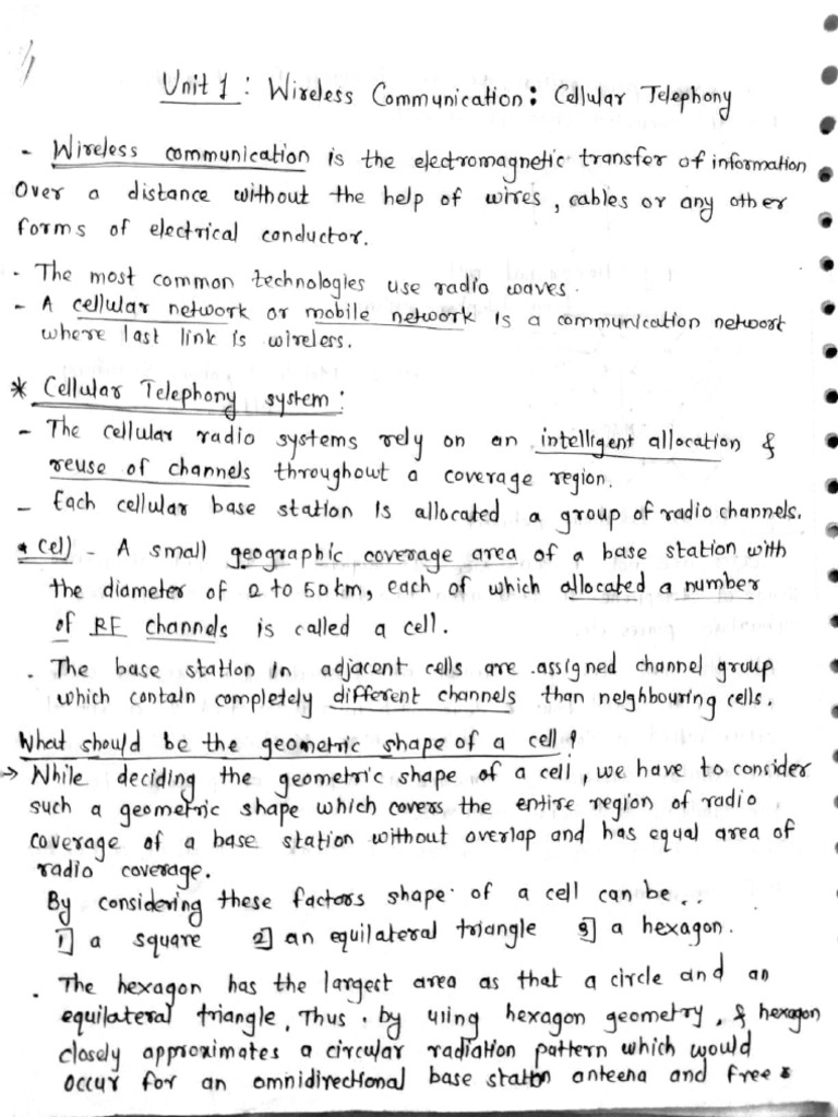 Wireless Comm. Cellular Telephony | PDF