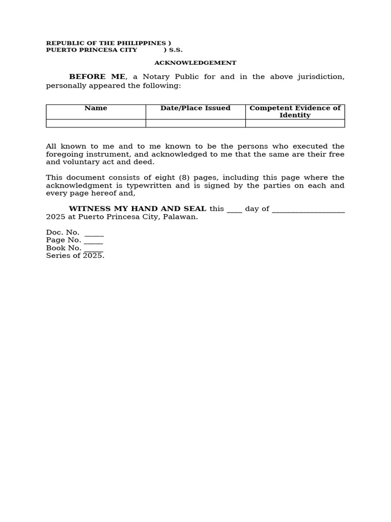 Acknowledgement (Contract) | PDF