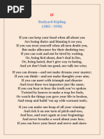 If Poem by Rudyard Kipling Summary and Line by Line Explanation in ...