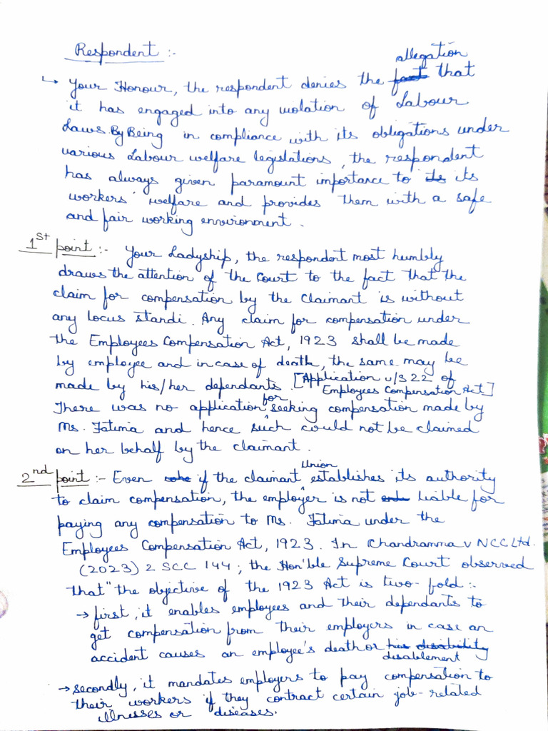 Respondent's Oral Arguments | PDF