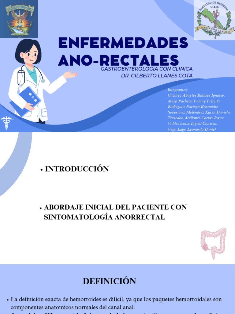 Enfermedades Anorrectales | PDF | Hemorroides | Enfermedades y trastornos