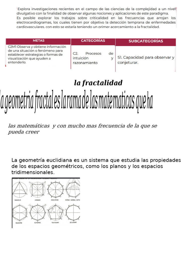 Tema 1 Fractales | PDF