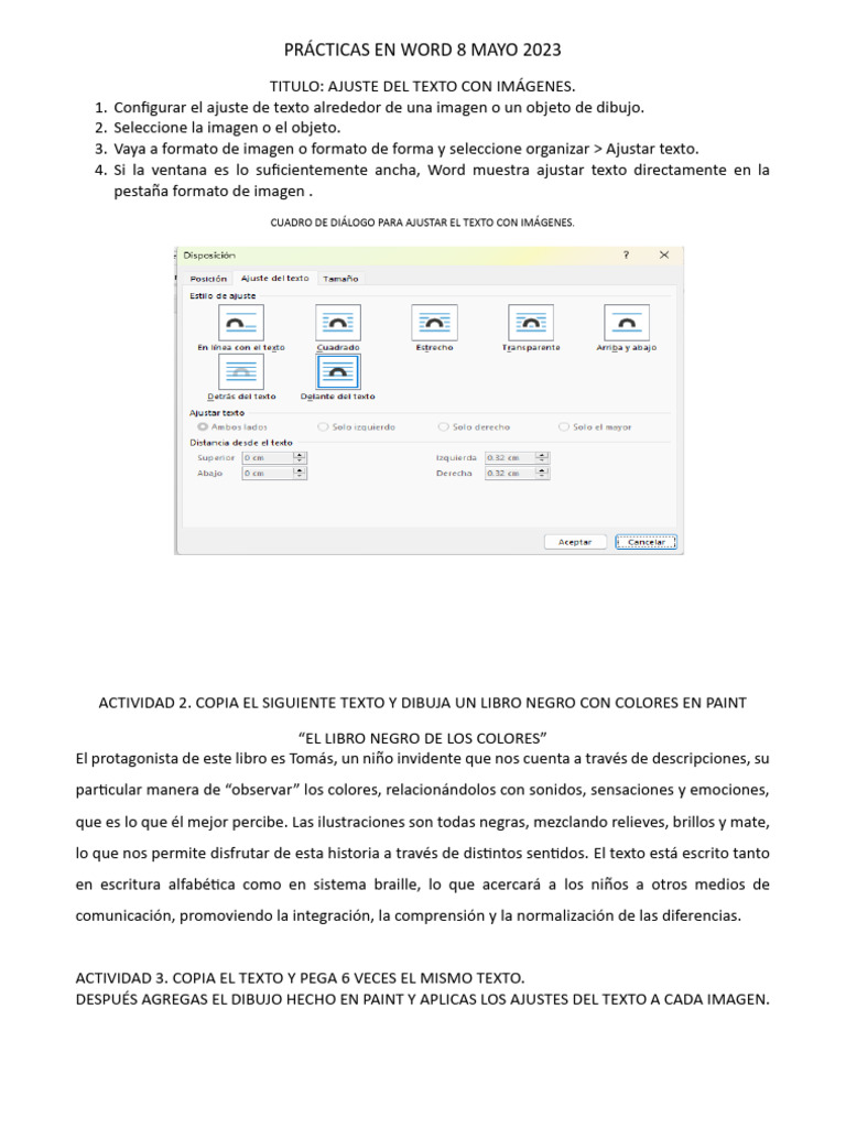 Practicas en Word | PDF