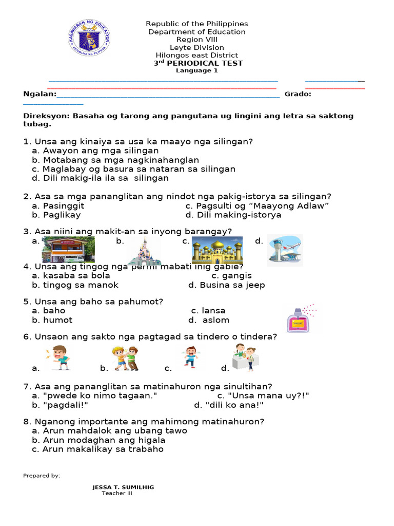 LANGUAGE Bisaya | PDF