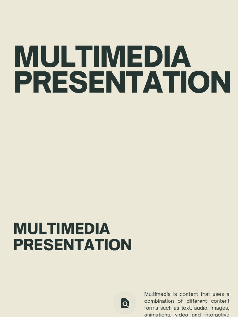Week 11 - Multimedia Presentation | PDF | Multimedia | Microsoft Power Point