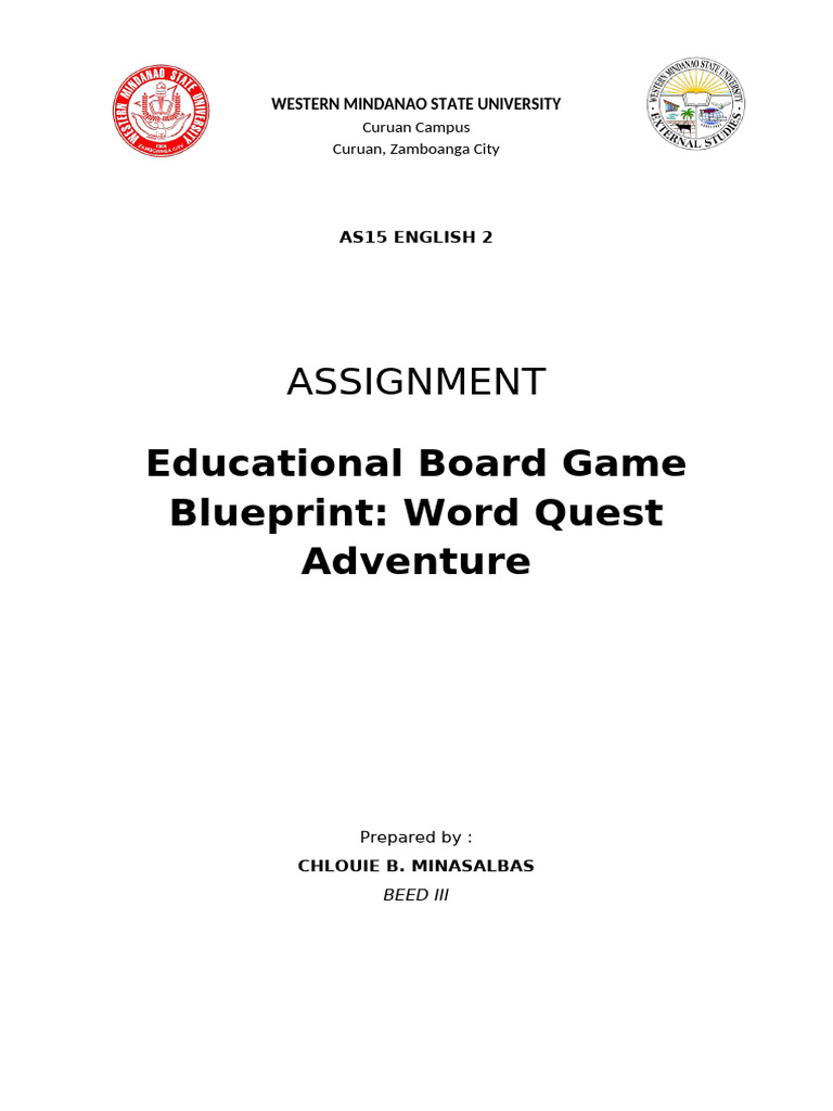Vocabulary Board Game: Word Quest Adventure | PDF | Vocabulary | Learning