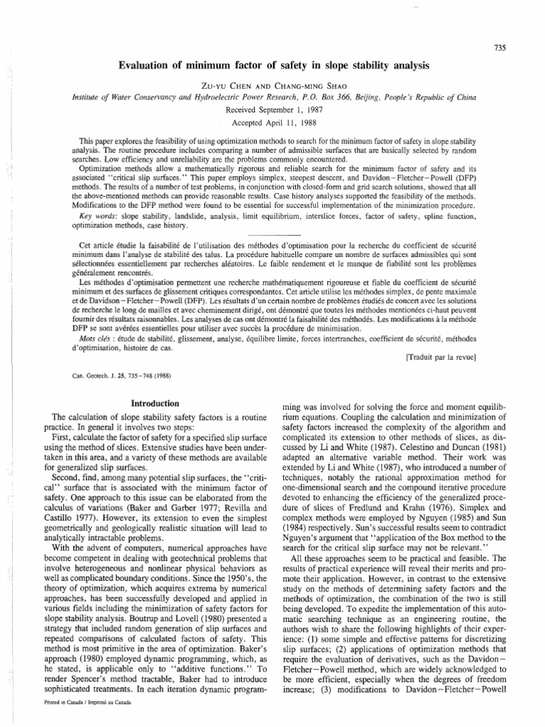 Chen 1988 | PDF | Mathematical Optimization | Mathematical Analysis