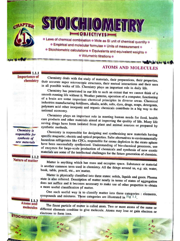 Chemistry Part-1 | PDF