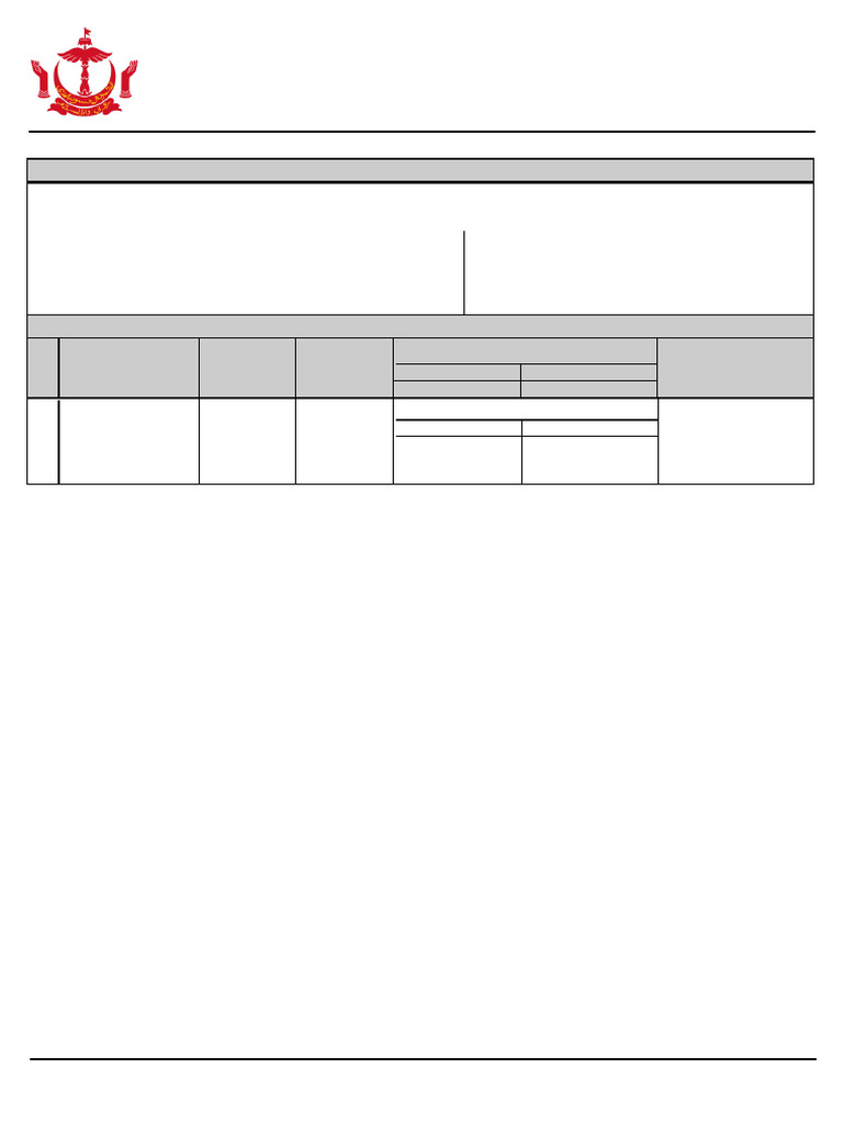 Brunei Customs Payment Receipt | PDF