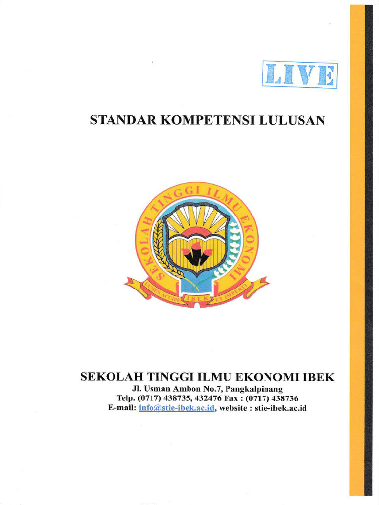 Contoh Format Standar Kompetensi Lulusan.docx_compressed | PDF