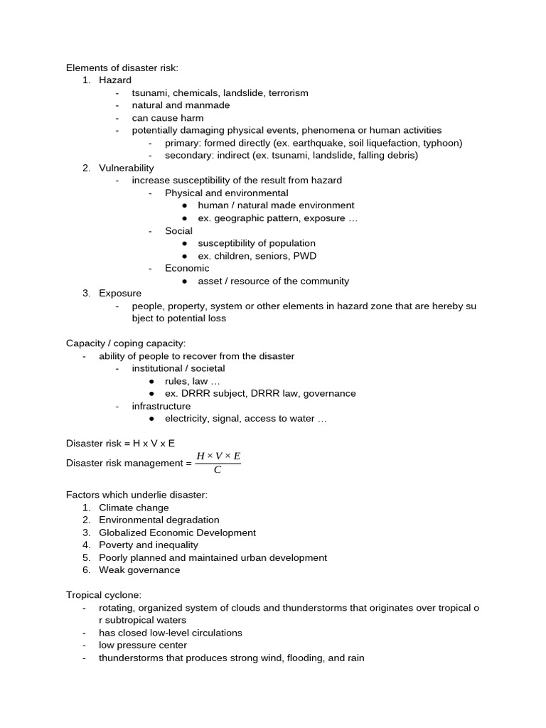 Understanding Disaster Risk Factors | PDF | Volcano | Fault (Geology)