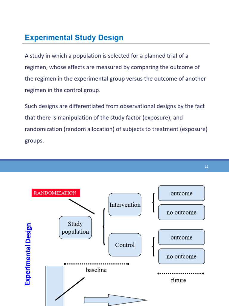 Experimental Study Design Basics | PDF