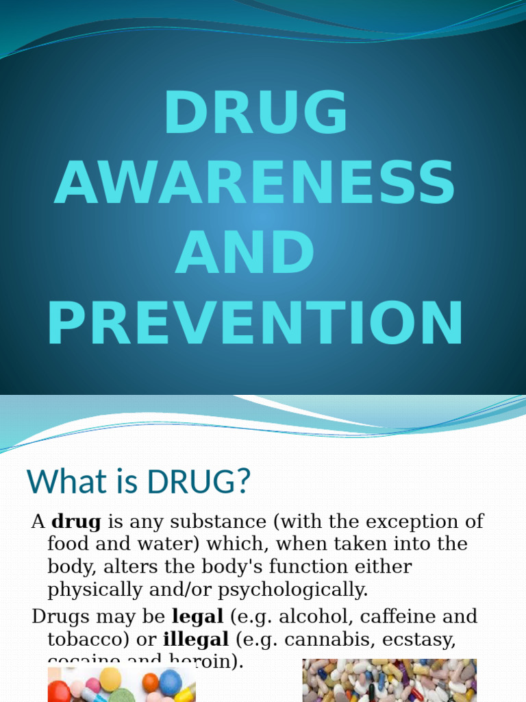 Drug Awareness and Prevention Guide | PDF