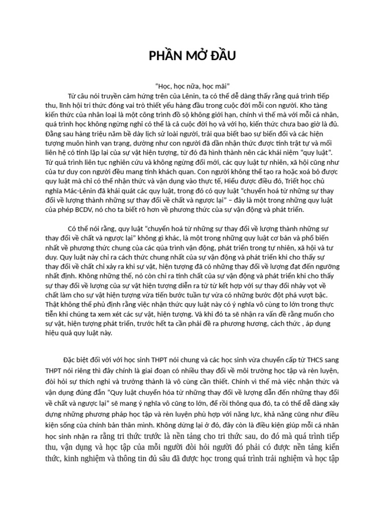 phan mo dau | PDF