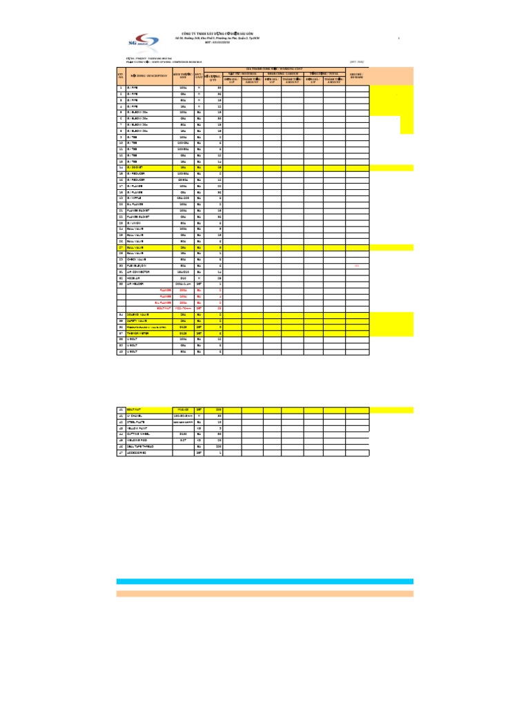 Mb Compressor Room Qty Edit | PDF
