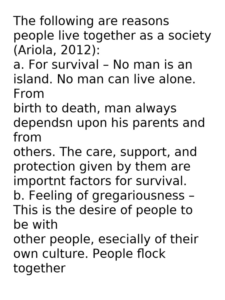 Additional Information in UCSP Week 1-2 | PDF | Socialization | Learning