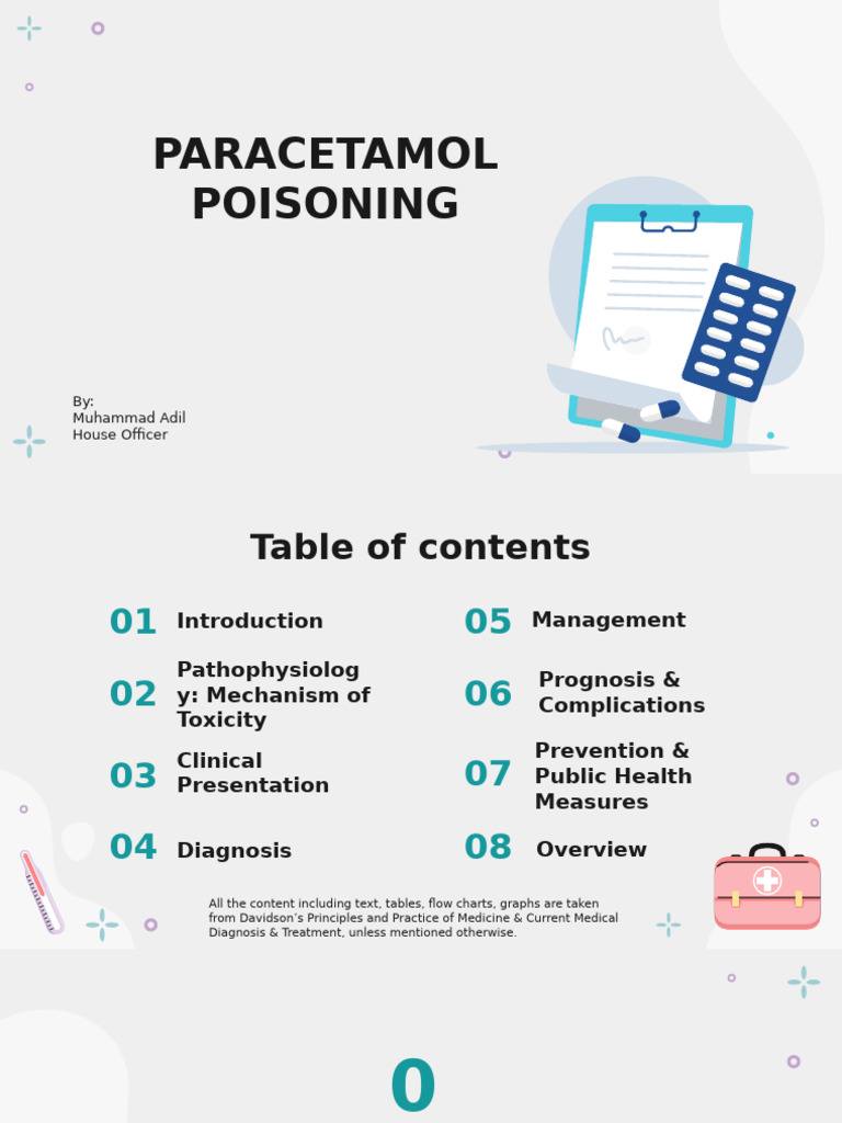 Paracetamol Poisoning: Diagnosis & Management | PDF | Medicine ...