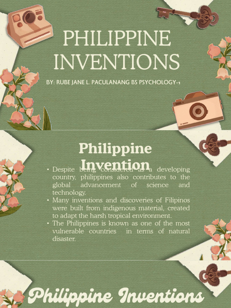 Report 3 - Philippine Inventions | PDF