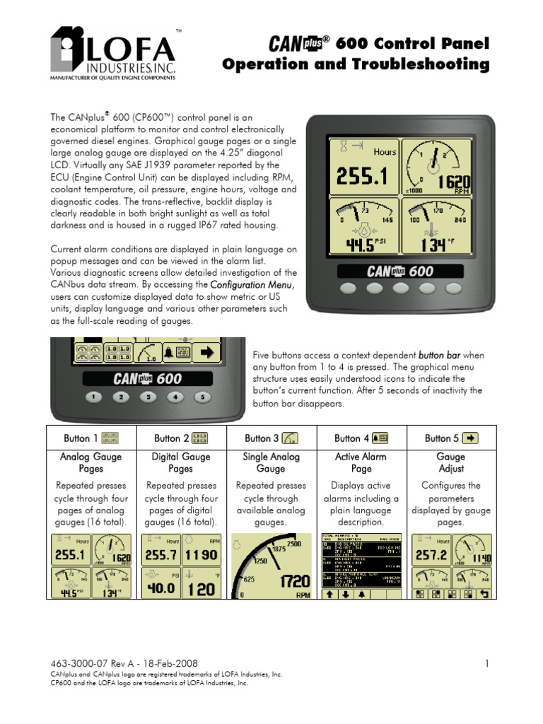 LOFA_CANplus600Operation-Troubleshooting[1]_uid9172015224402 | PDF ...