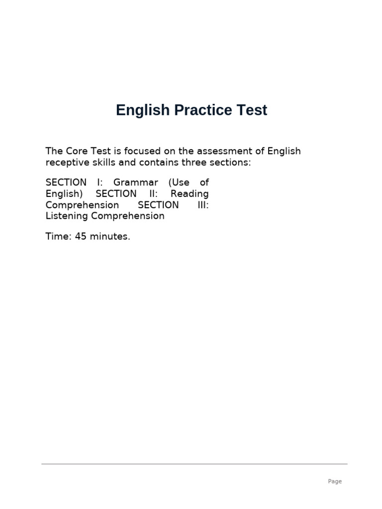 A2 English Test With Answers | PDF | Thailand | Thai Cuisine