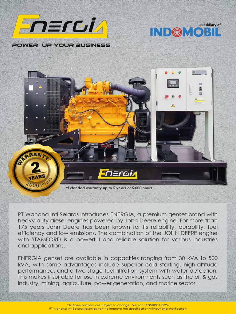 Brosur_Energia_2024_e-broch | PDF | Vehicle Technology | Engines