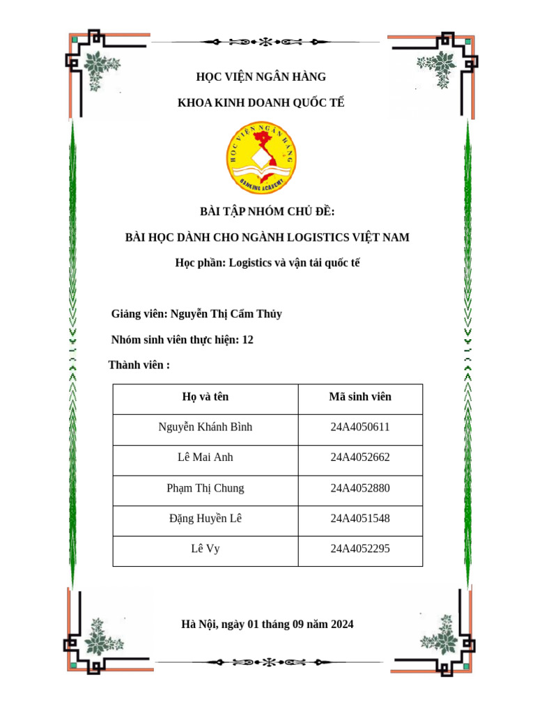 Bai Tap Tuan 2 - Nhom 12 | PDF