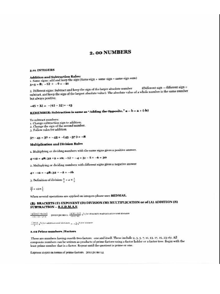 Mathematics Formula PDF | PDF