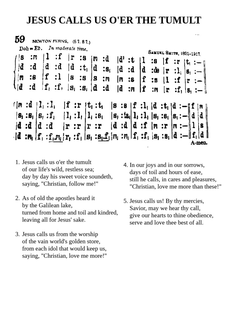 JESUS CALLS US O | PDF
