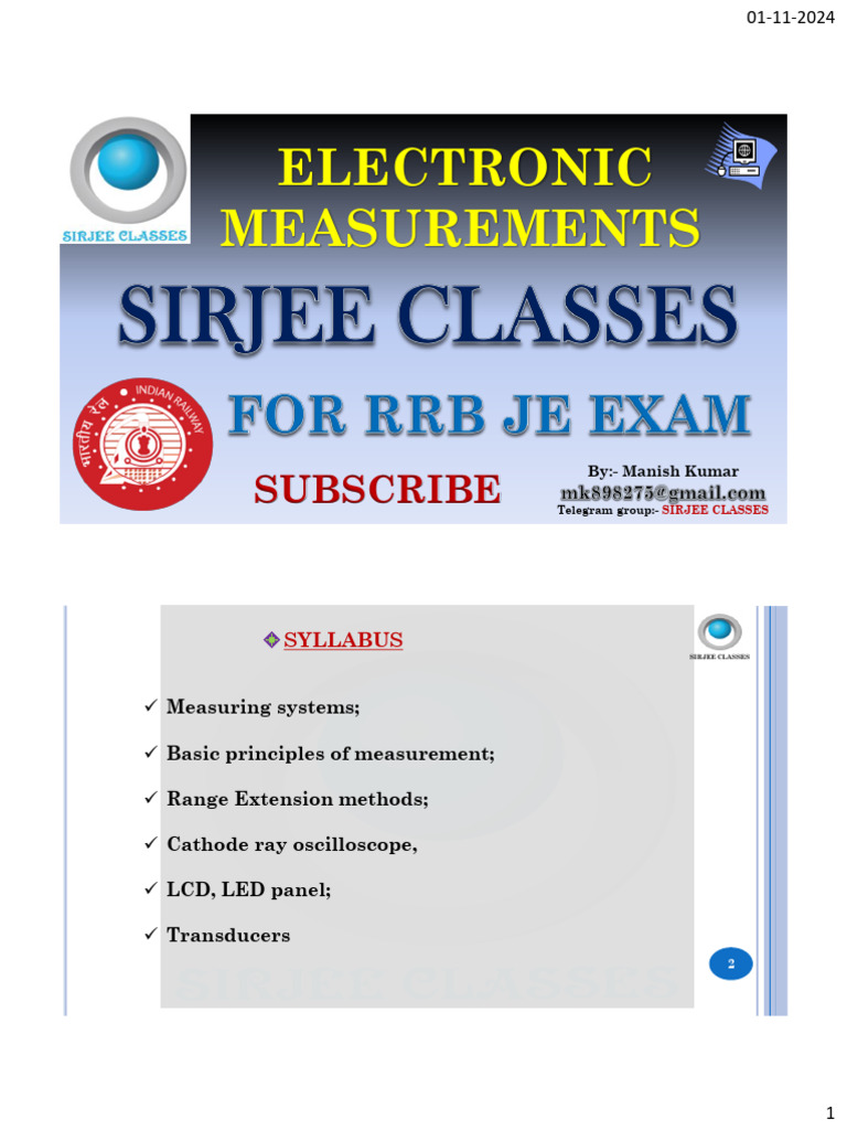 Electronic Measurements PDF 2024 09 11 08 57 8 | PDF | Liquid Crystal ...