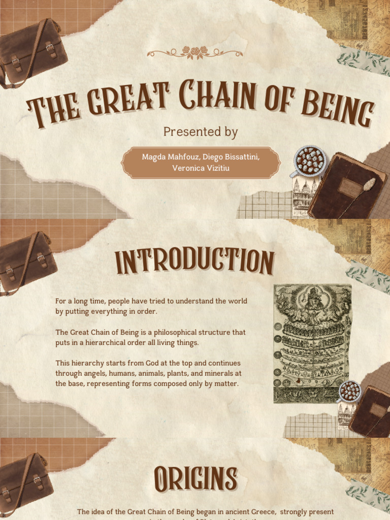 The Great Chain of Being | PDF | Theology | Religious Belief And Doctrine