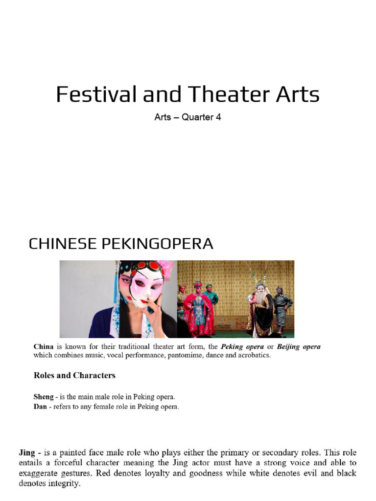 Festival and Theater Arts | PDF | Performing Arts