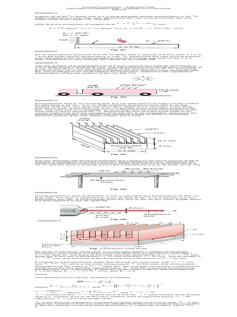 Forced Convection - External Flow | PDF | Heat Transfer | Continuum Mechanics