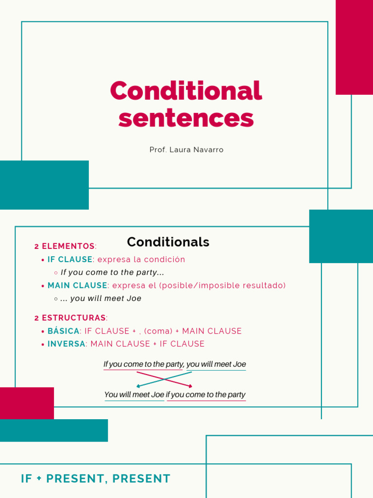 Conditional Sentences | PDF