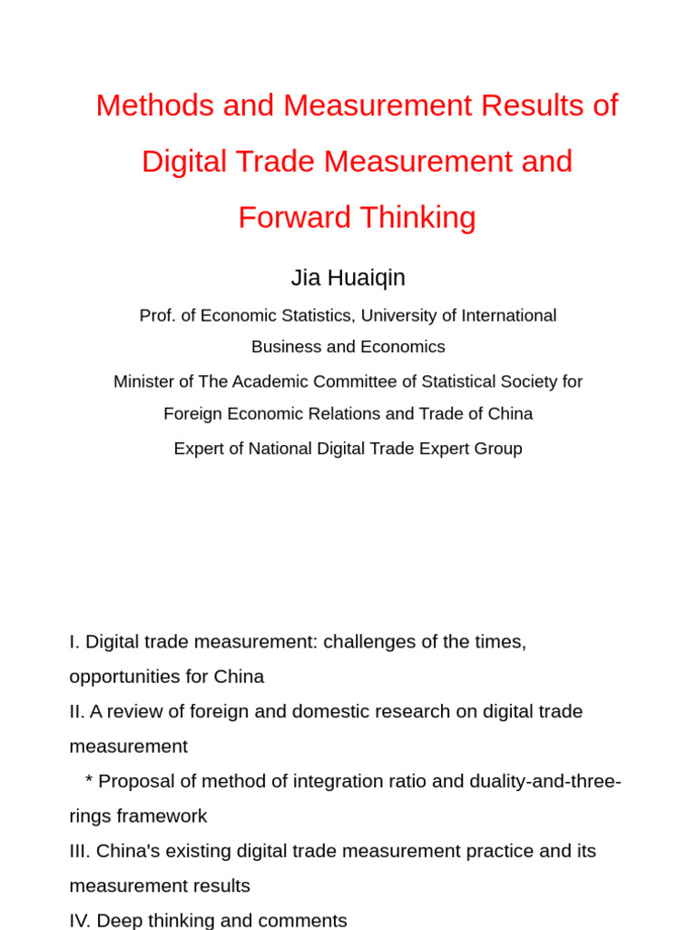 4 - 2 - Methods and Measurement Results of Digital Trade Measurement ...