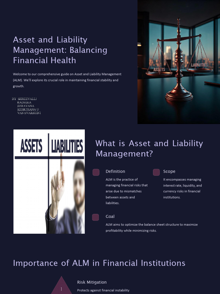 Asset and Liability Management Guide | PDF | Risk | Market Liquidity