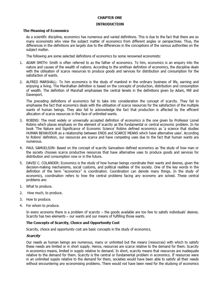 Elements of Econo, Mics 2018 Final Book | PDF | Economic System | Economics