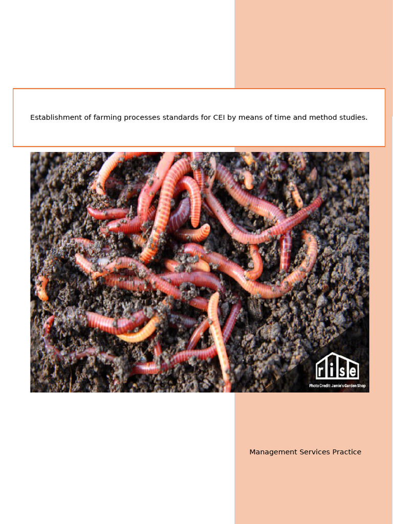 Vermicomposting Process Standards Study | PDF | Compost | Agriculture