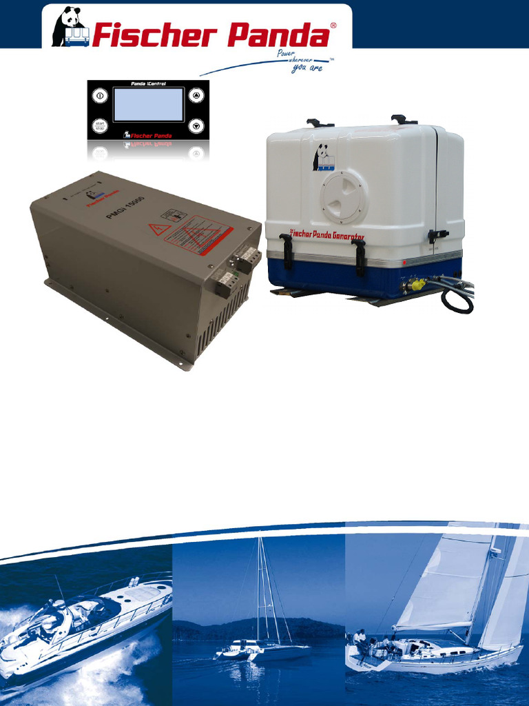 Fischer Panda 15000i - Pms | PDF | Electric Generator | Power Inverter