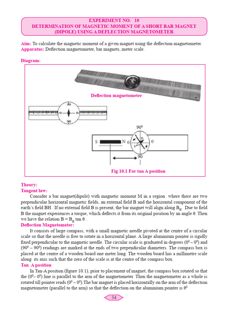 Magnetic Moment Measurement Guide | PDF | Magnetometer | Magnet