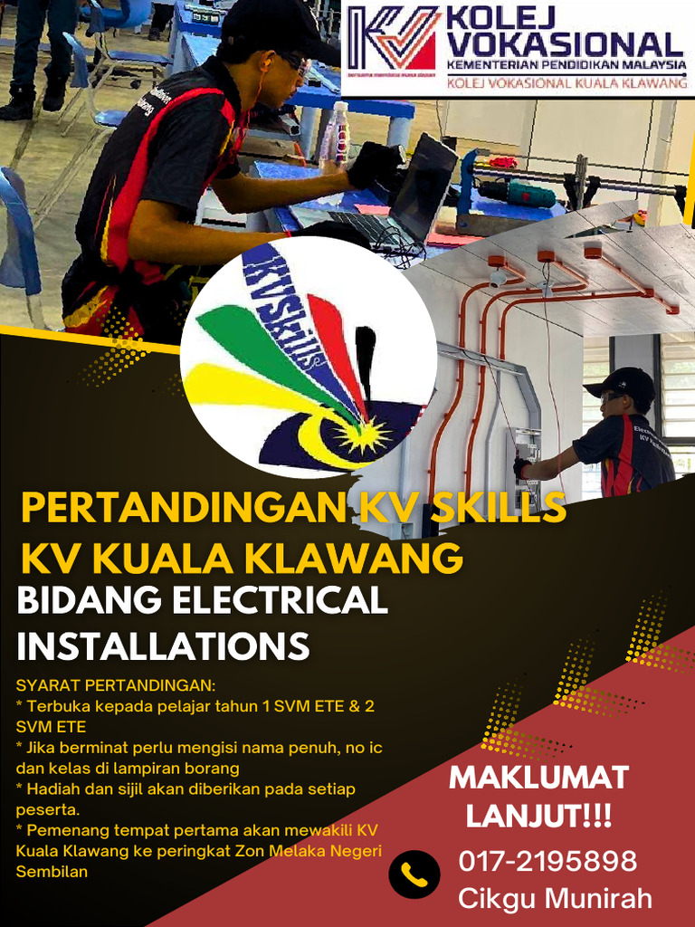 Poster KV Skills KV Kuala Klawang 2025 - 20250224 - 203117 - 0000 | PDF