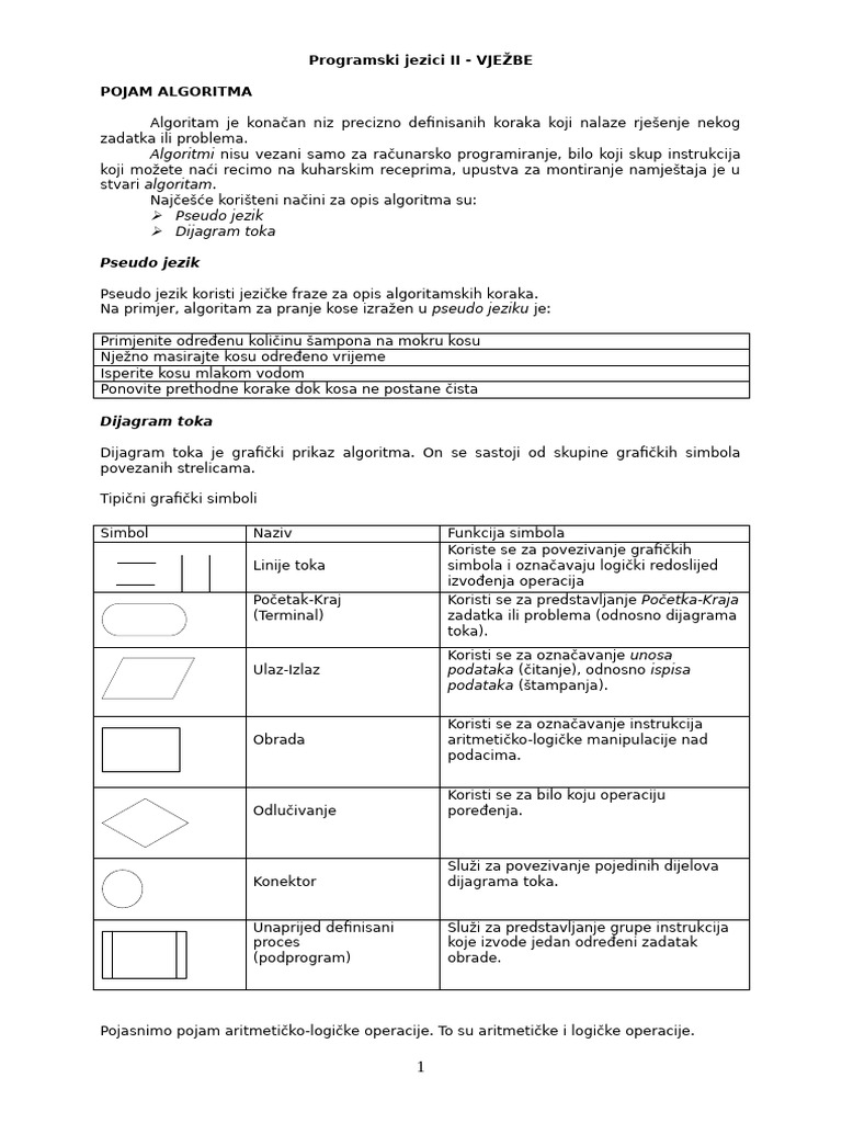 Programski Jezici II-Vjezbe | PDF
