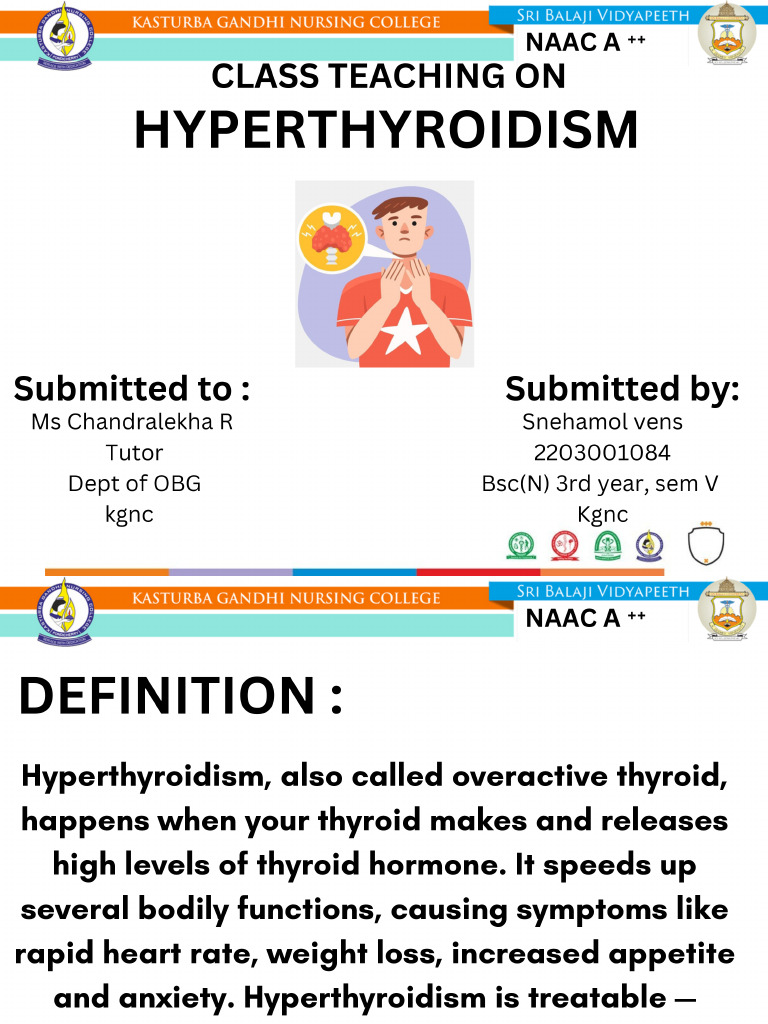 Hyperthyroidism | PDF