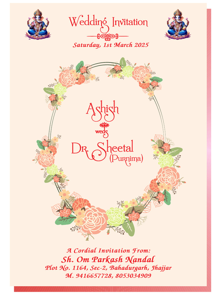 Ashish Weds Sheetal Digital | PDF