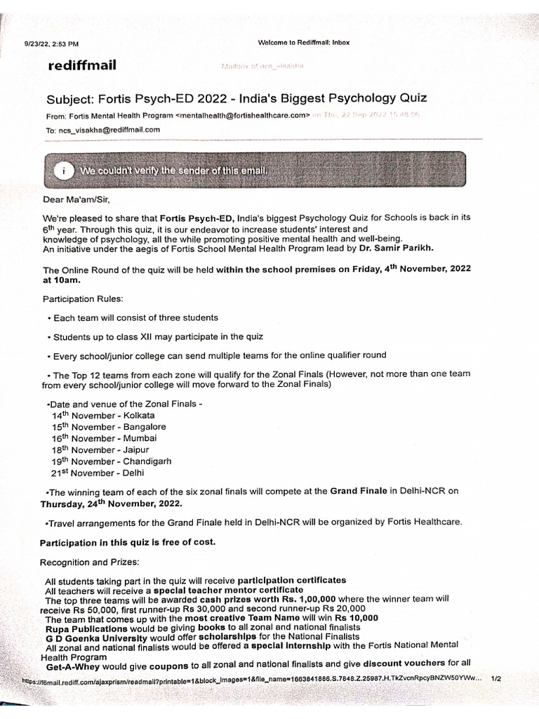 Fortis Psych | PDF