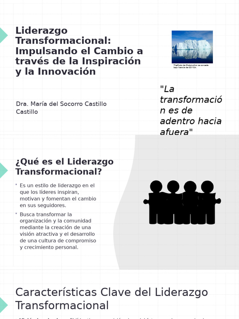 Liderazgo Transformacional | PDF | Liderazgo | Desarrollo personal